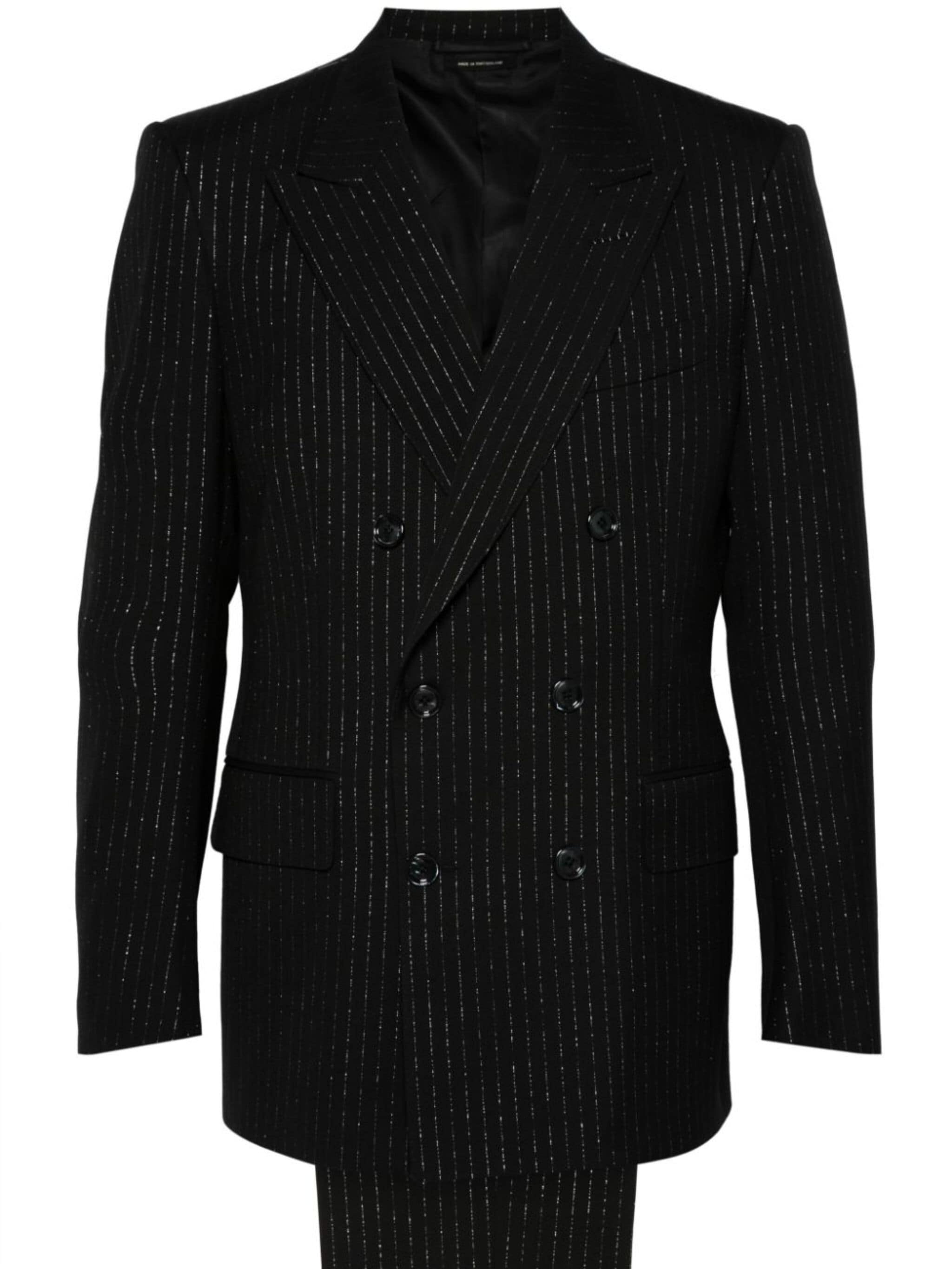 TOM FORD metallic-threading suit | REVERSIBLE