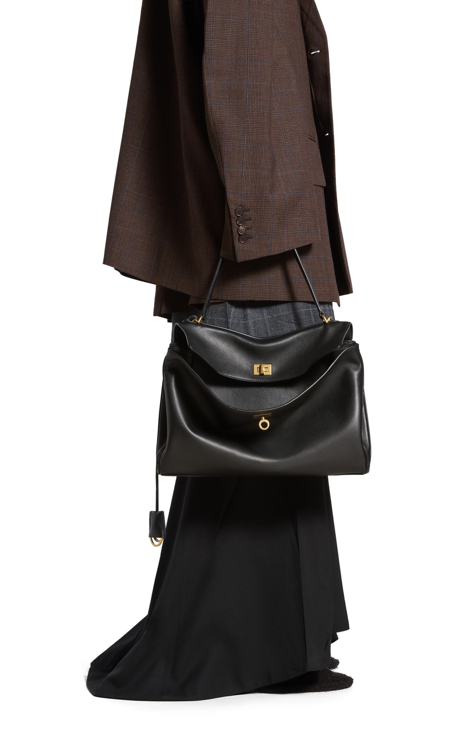 BALENCIAGA Rodeo Leather Bag black | REVERSIBLE