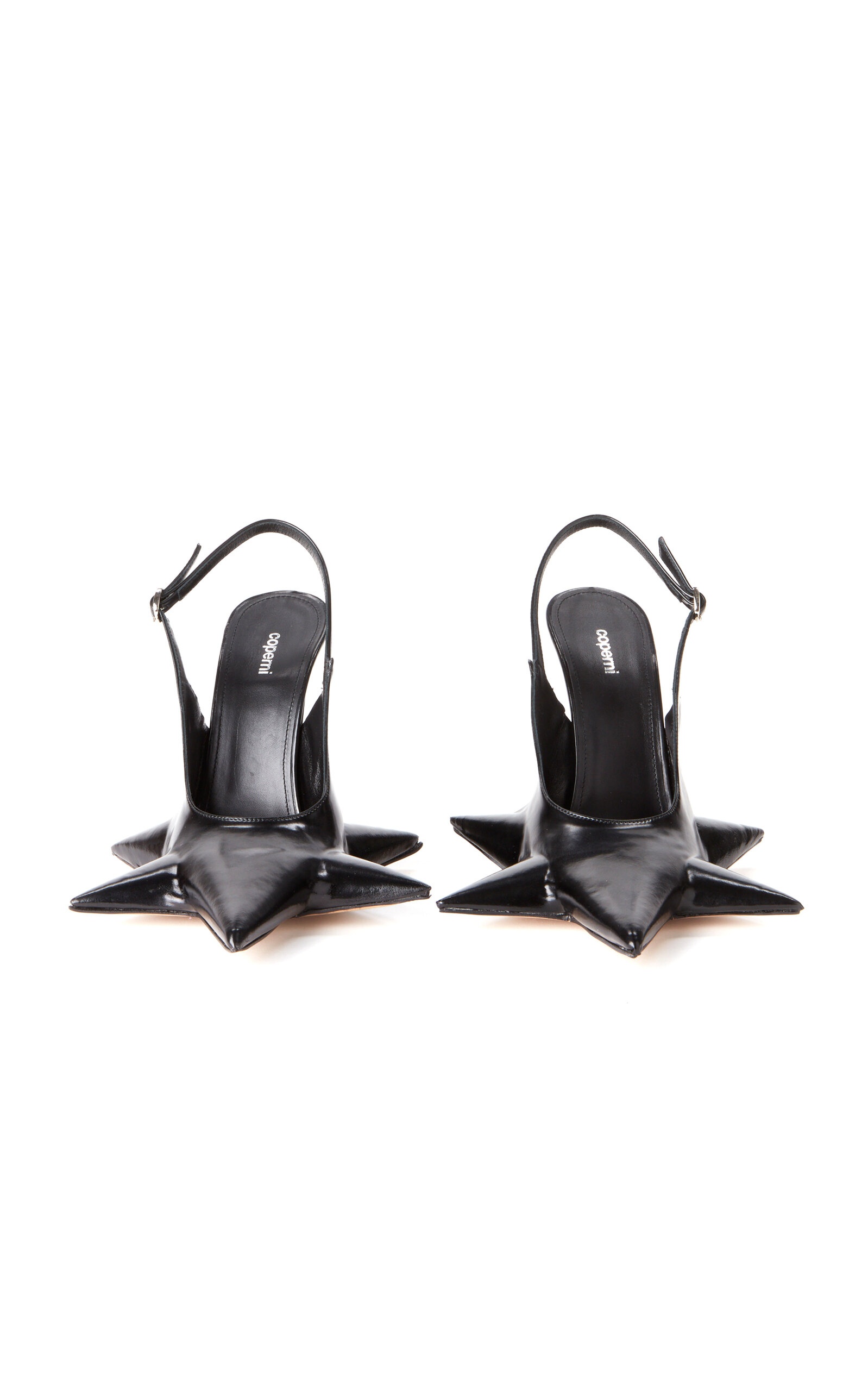 COPERNI Star Slingback Leather Stilettos black | REVERSIBLE