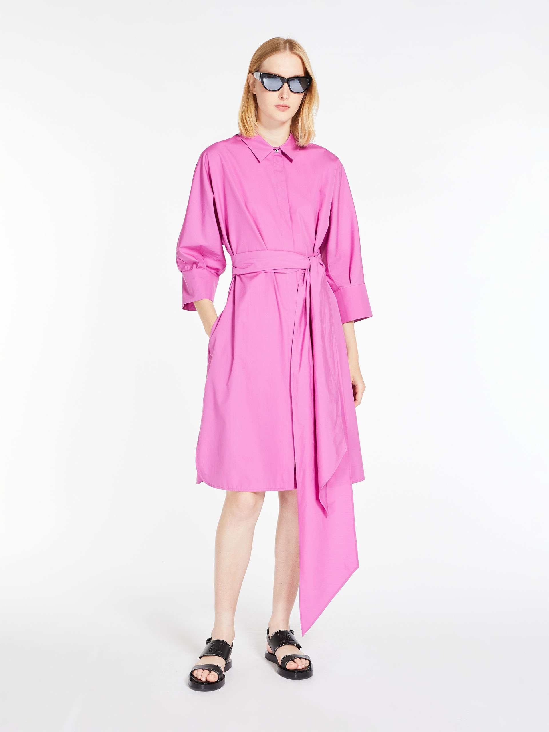 Max Mara TABATA Pure cotton shirt dress | REVERSIBLE