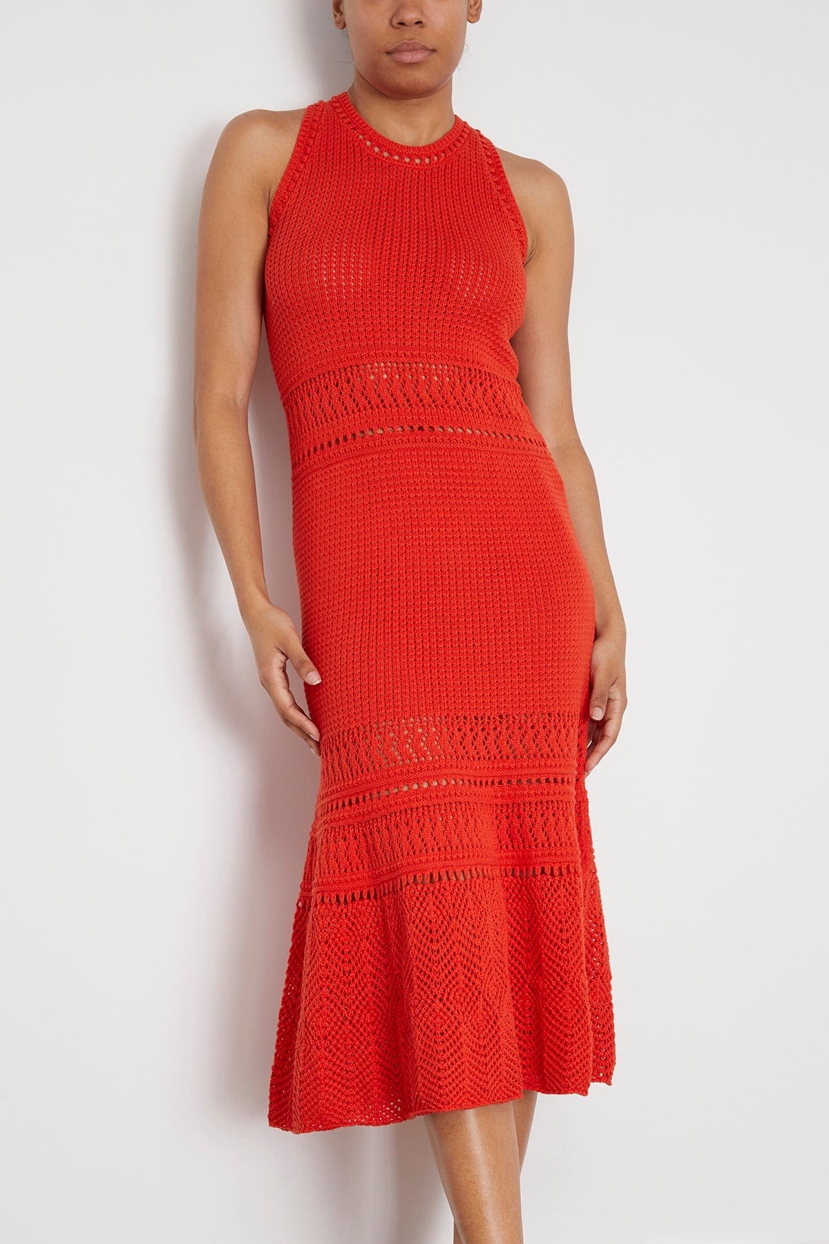Vanessa Bruno Taki Dress in Tomate | REVERSIBLE