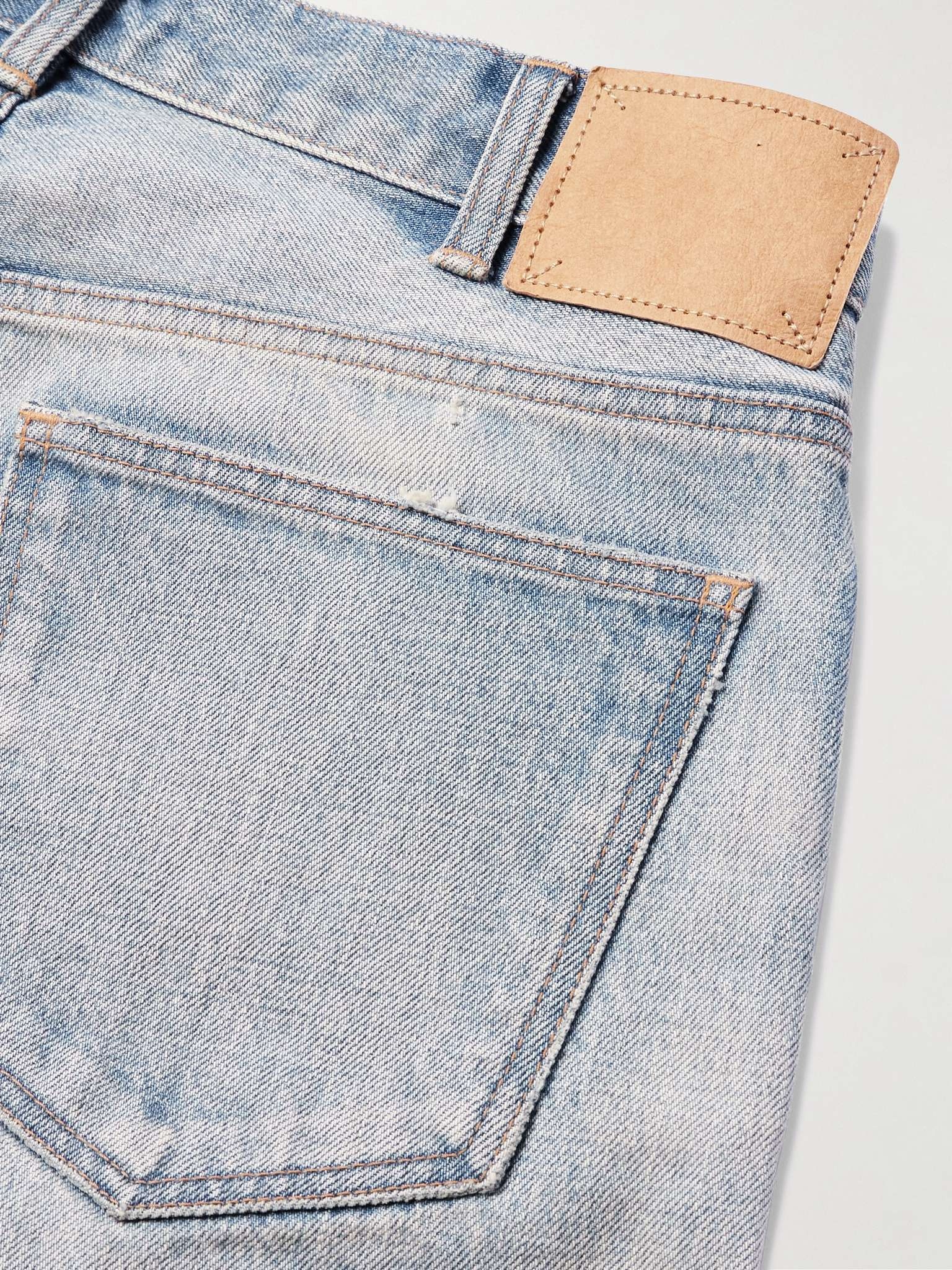 CELINE Wesley Straight-Leg Distressed Jeans | REVERSIBLE CELINE Wesley Straight-Leg Distressed Jeans | REVERSIBLE