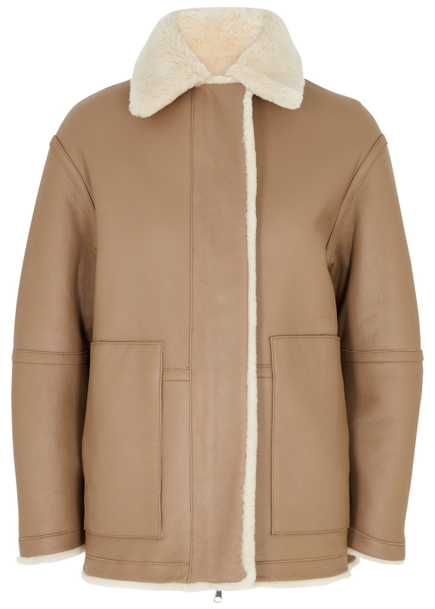 Vince Reversible shearling jacket | REVERSIBLE
