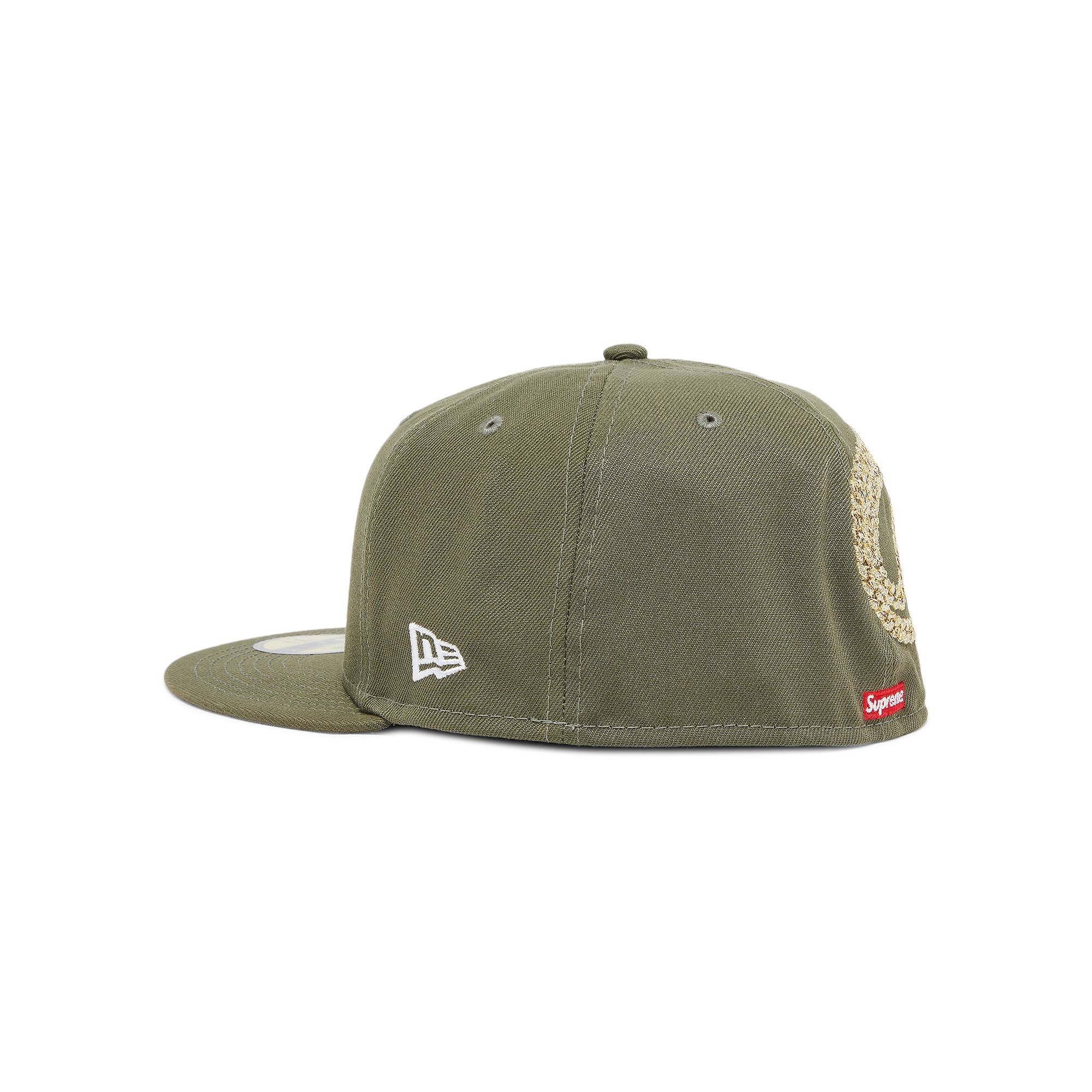 Supreme Supreme Jesus Piece S Logo New Era 'Olive' | REVERSIBLE
