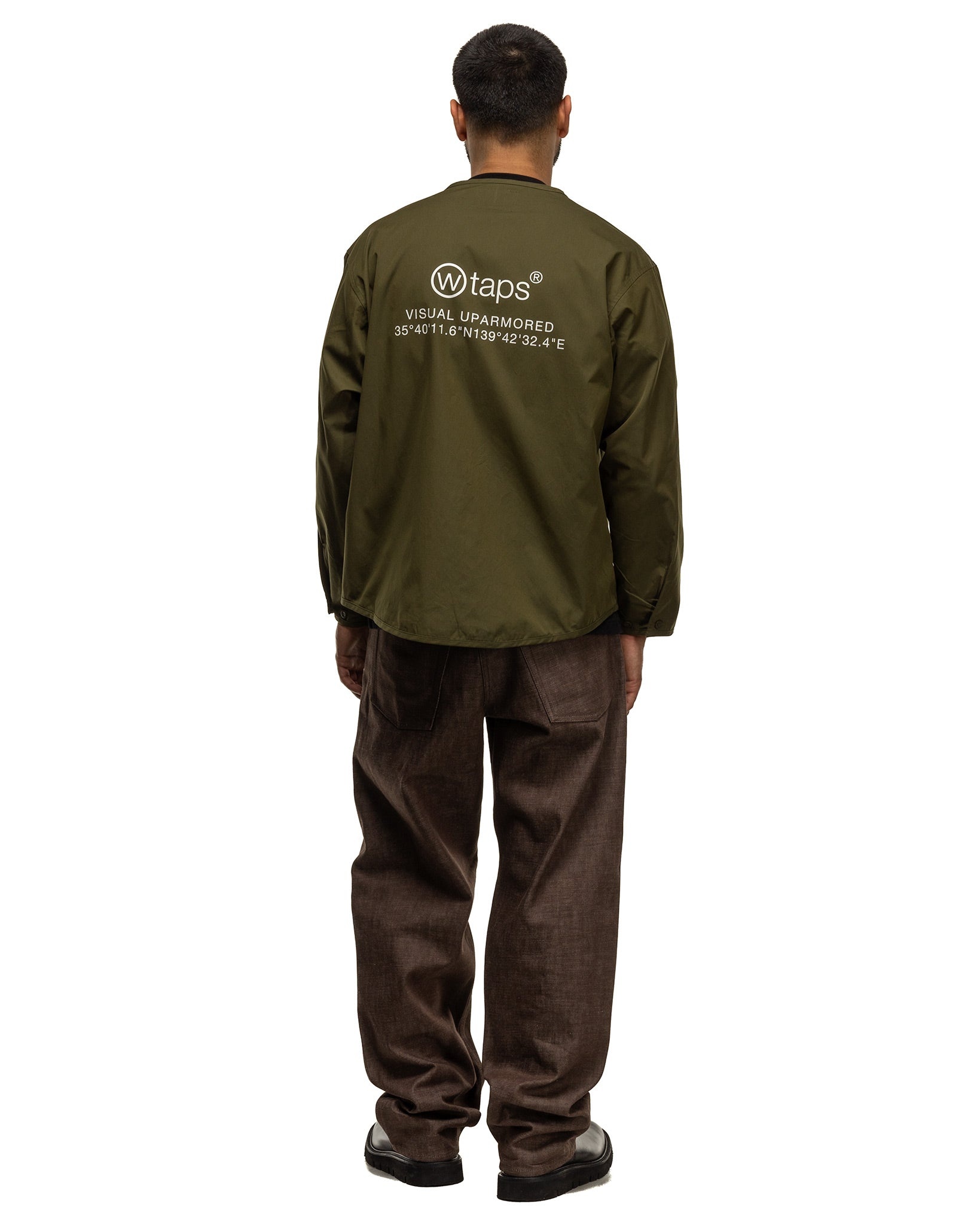 WTAPS Scout Jacket / LS / Button Up / NYCO. Weather Olive Drab | REVERSIBLE