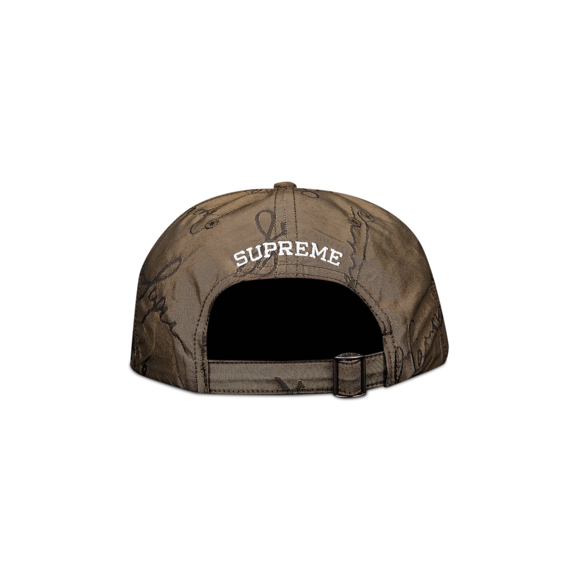 Supreme Supreme Script Logos 6-Panel 'Olive' | REVERSIBLE