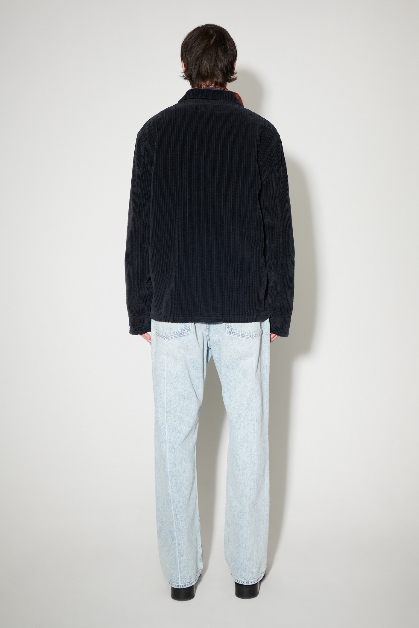 Our Legacy Archive Box Jacket Worn Black Rustic Cord | REVERSIBLE