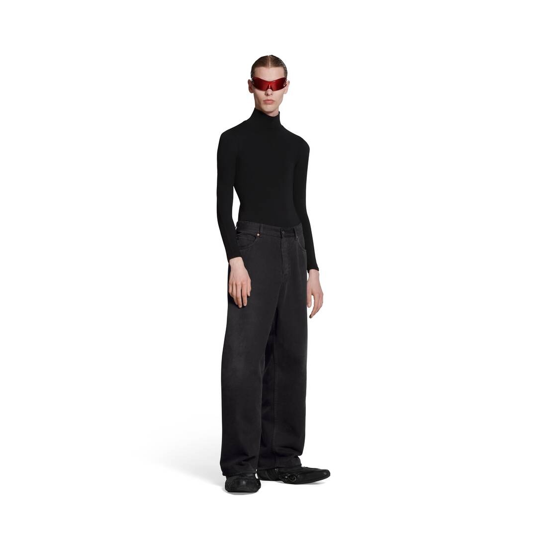 BALENCIAGA Baggy Pants in Black Faded | REVERSIBLE BALENCIAGA Baggy Pants in Black Faded | REVERSIBLE