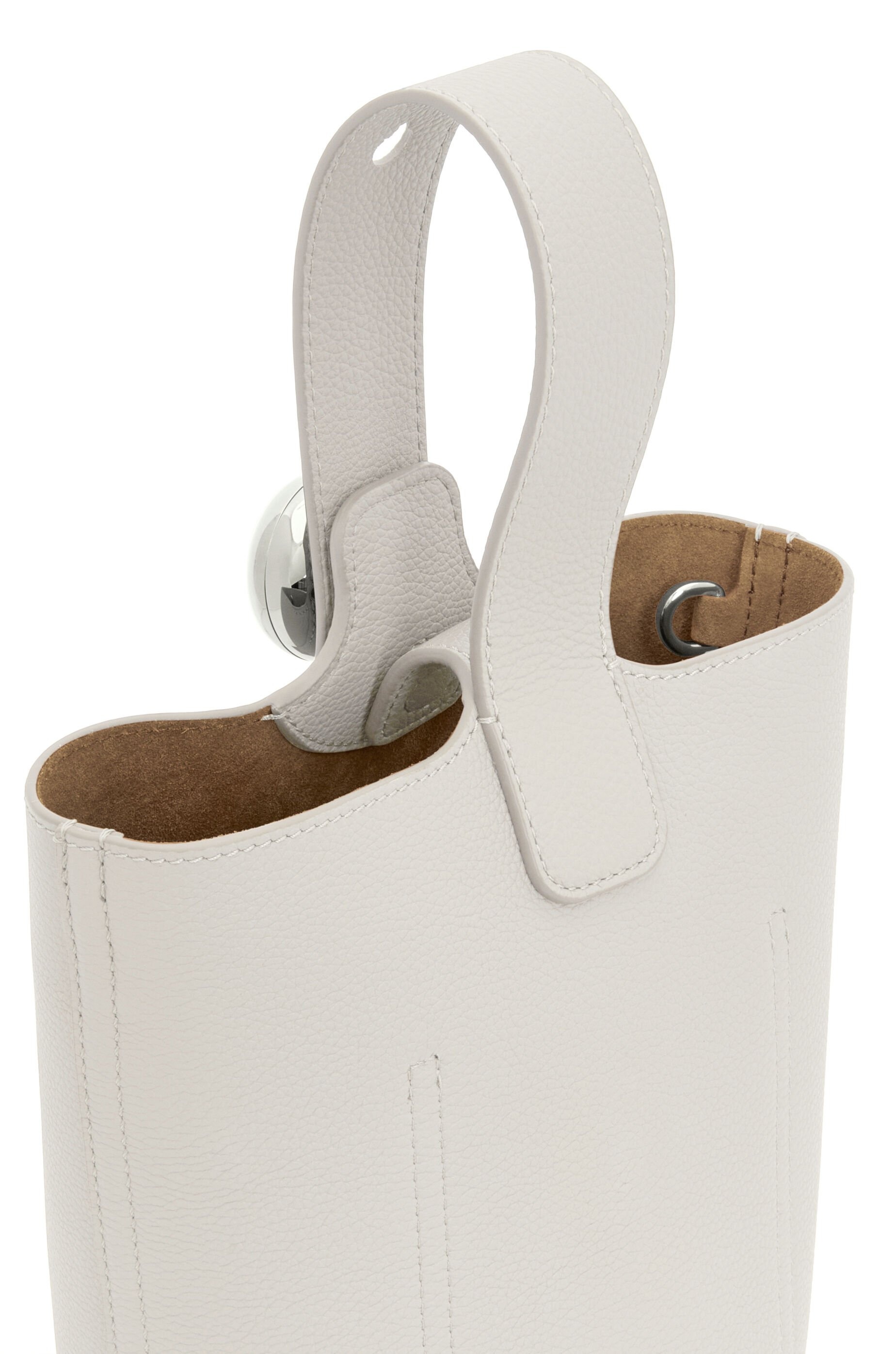 Loewe Mini Pebble Bucket bag in soft grained calfskin | REVERSIBLE