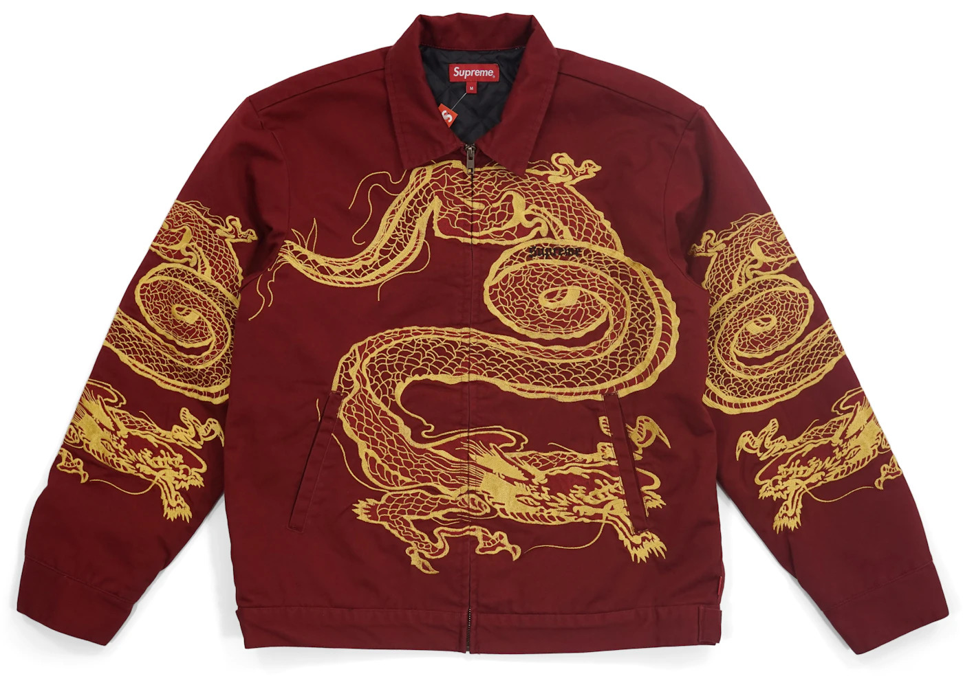 Supreme Supreme Dragon Work Jacket Red | REVERSIBLE