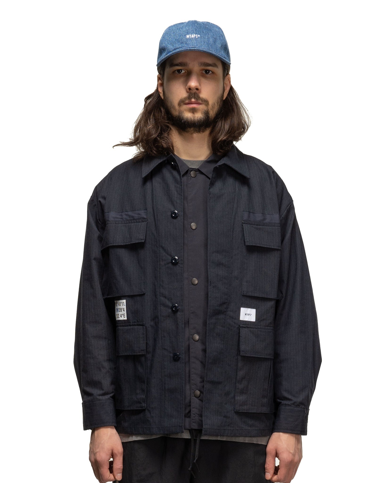 WTAPS JMOD 01 / LS / Nyco. Ripstop. Identity Navy | REVERSIBLE