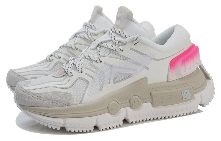 Li-Ning (WMNS) Li-Ning Sun Chaser Essential 'Grey Pink' ARHR094-2 ...