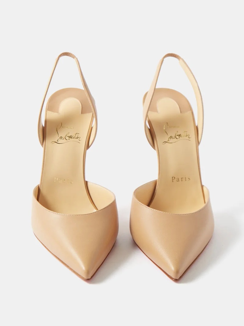 Christian Louboutin So Kate 100 leather slingback pumps | REVERSIBLE
