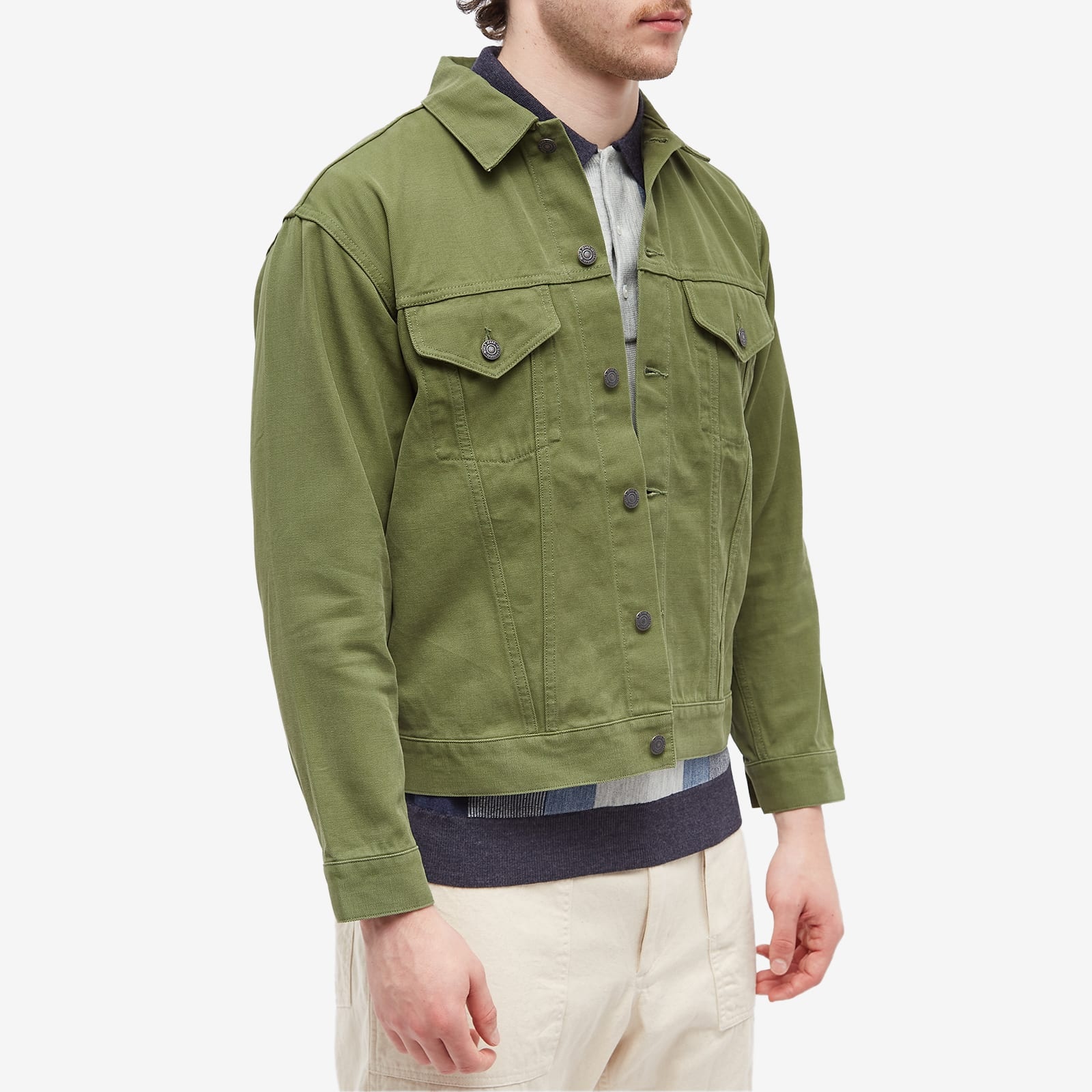 BEAMS PLUS Beams Plus Twill Trucker Jacket | endclothing | REVERSIBLE