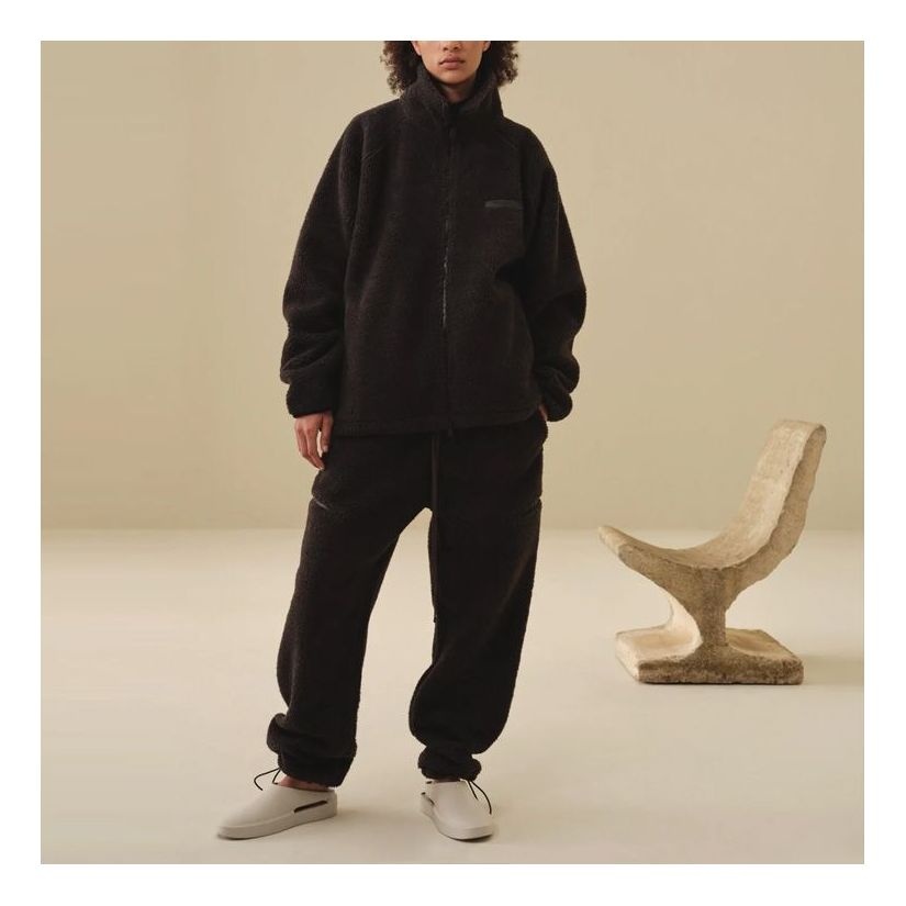 ESSENTIALS Fear of God Essentials SS22 Polar Fleece Full Zip Jacket ...