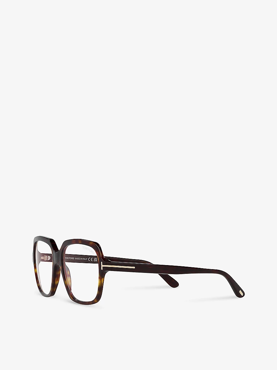 TOM FORD FT5908-B irregular-frame acetate glasses | REVERSIBLE