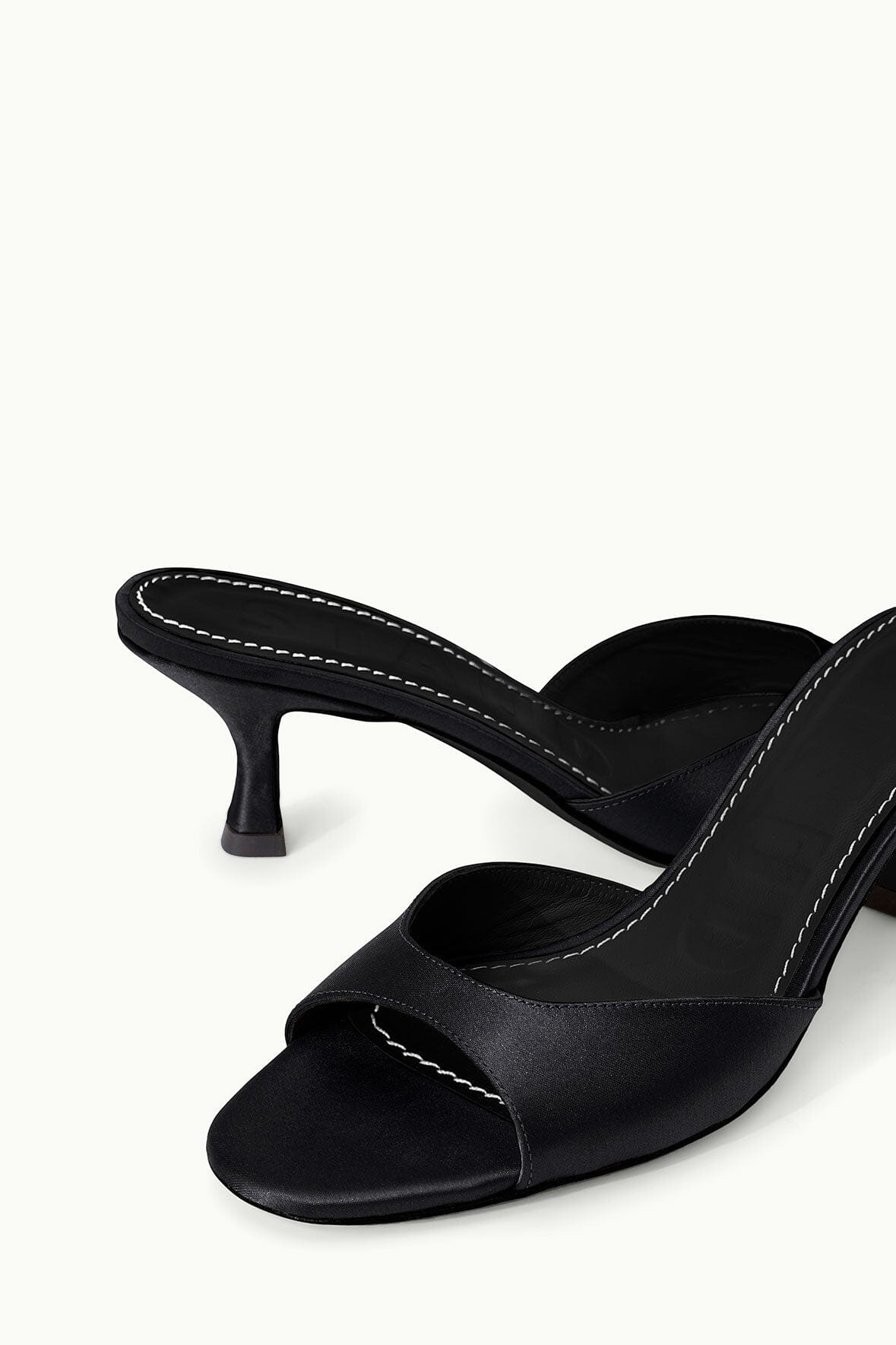 STAUD STAUD BRIGITTE MULE BLACK | REVERSIBLE