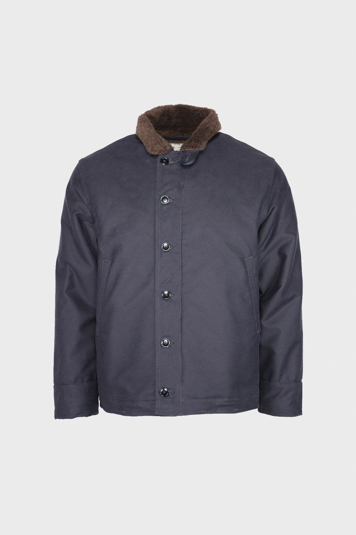 The Real McCoys N-1 Deck Jacket - Navy | REVERSIBLE