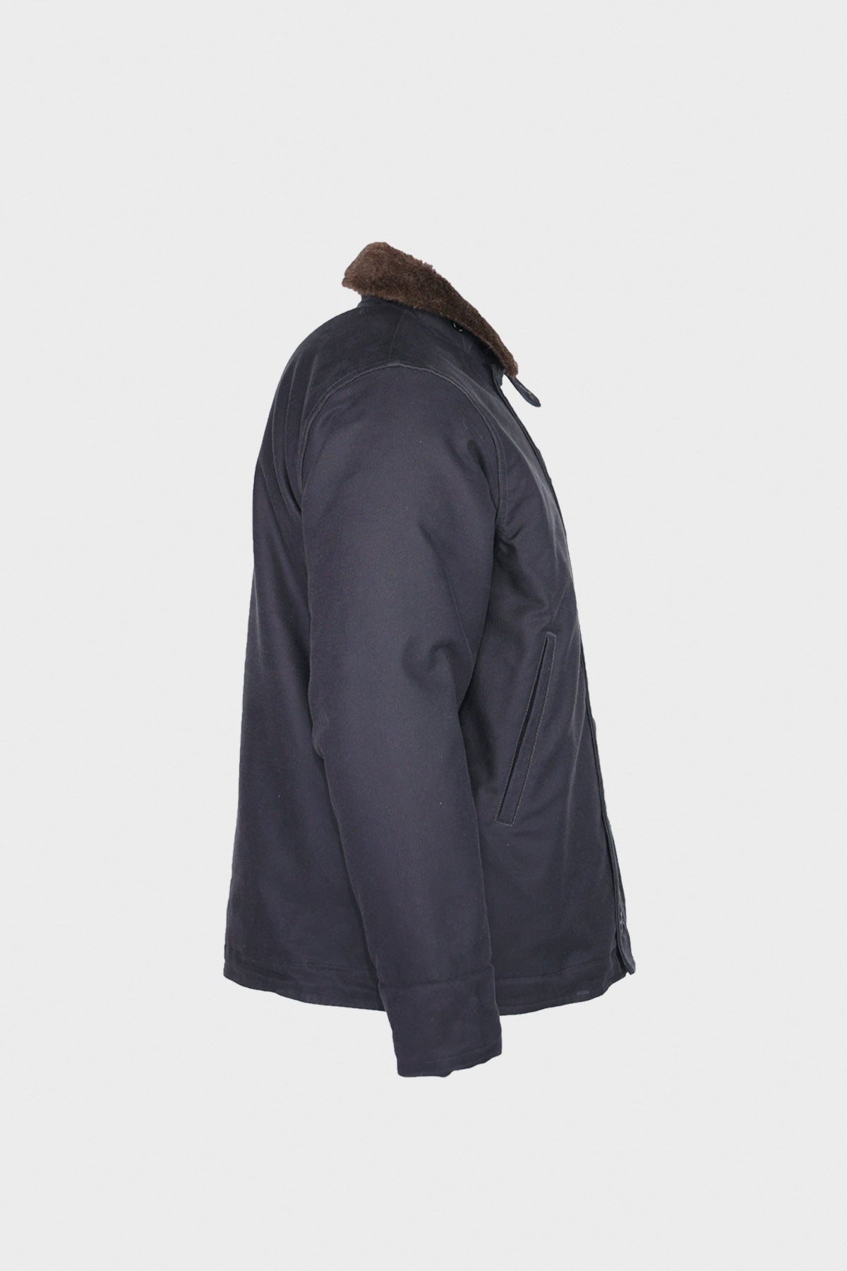 The Real McCoys N-1 Deck Jacket - Navy | REVERSIBLE