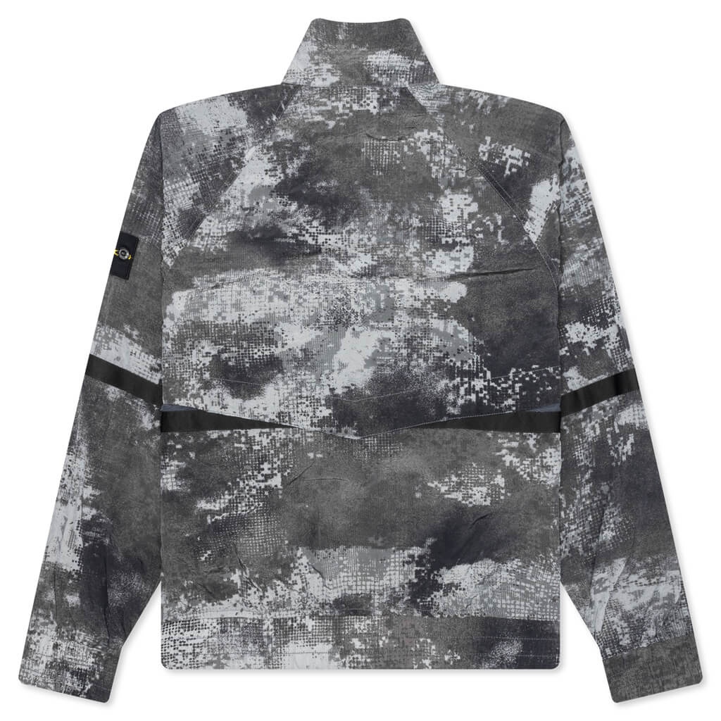 Stone Island DISSOLVING GRID CAMO JACKET - GREY | feature | REVERSIBLE