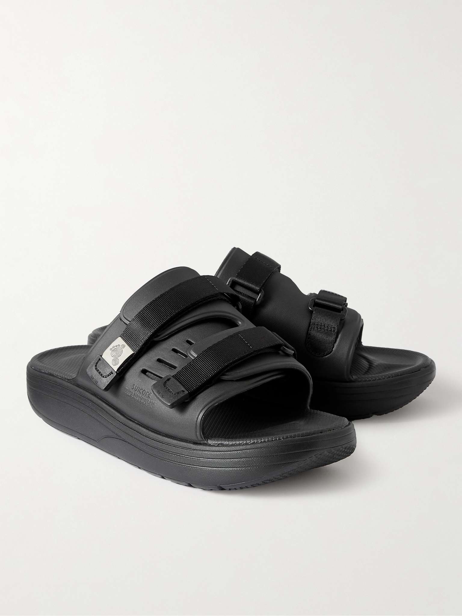 Suicoke Webbing-Trimmed Rubber Slides | REVERSIBLE