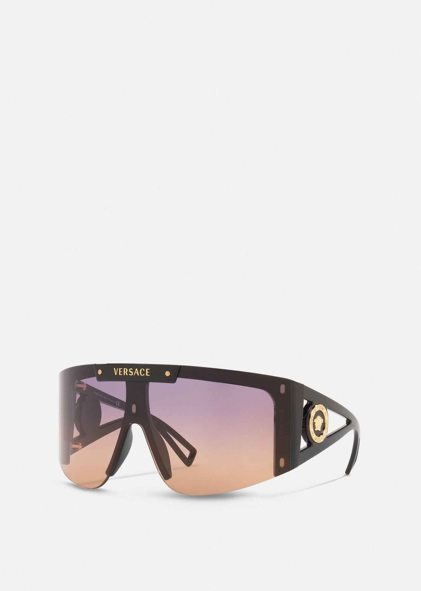 VERSACE Medusa Icon Shield Sunglasses | REVERSIBLE