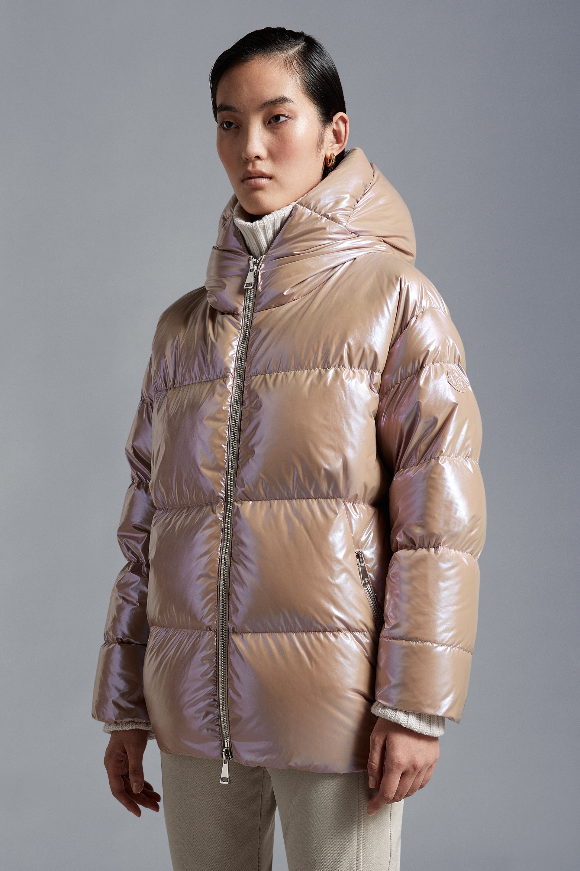 Moncler Frasne Short Down Jacket | REVERSIBLE
