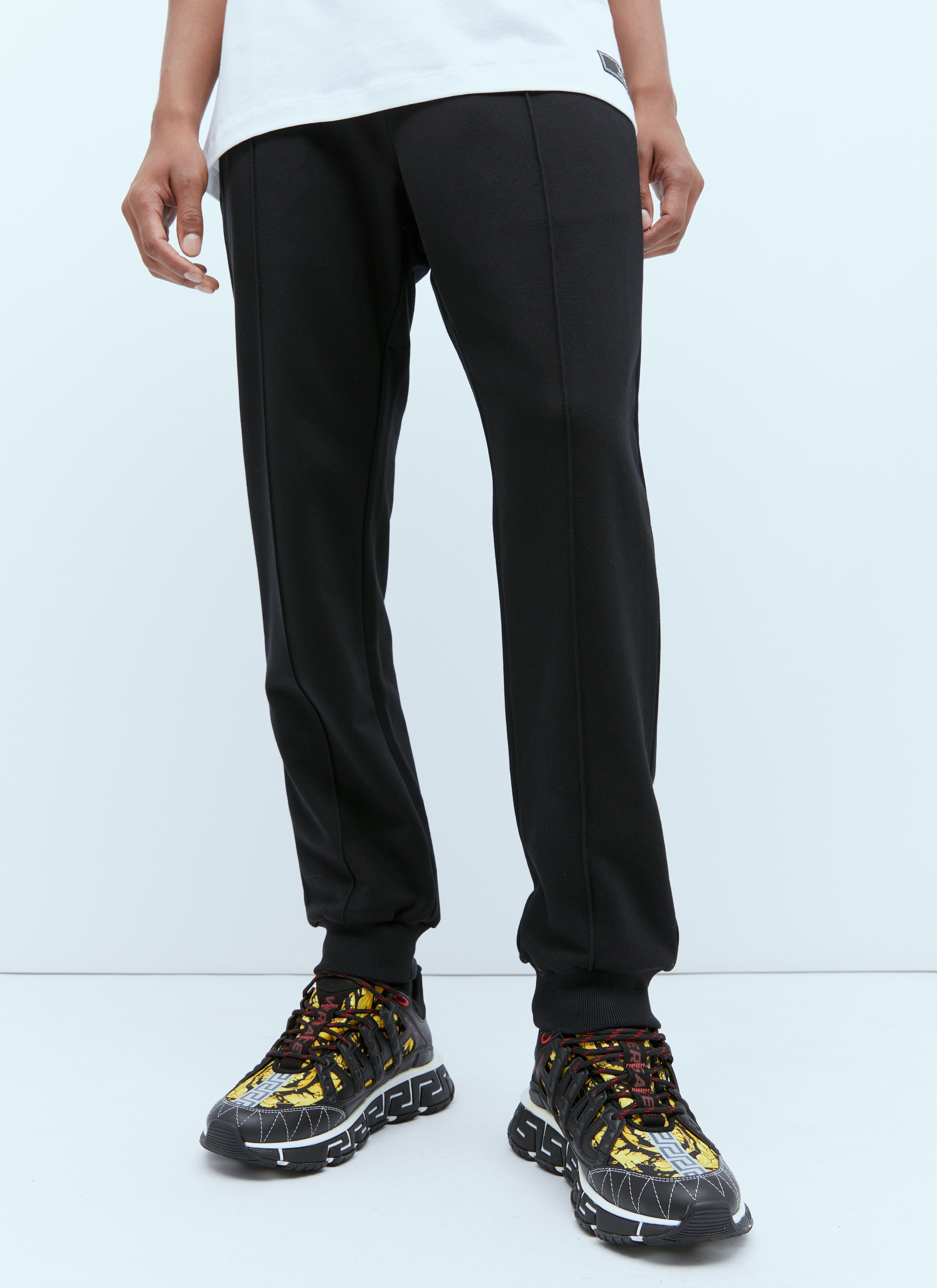 VERSACE Versace Men Logo Embroidery Track Pants | luosophy | REVERSIBLE