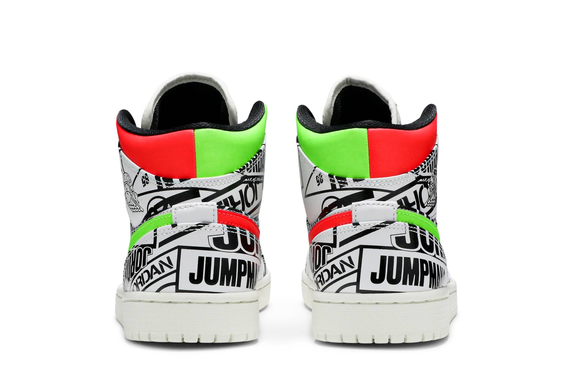 Jordan Air Jordan 1 Mid 'Over-Print Logos' | REVERSIBLE